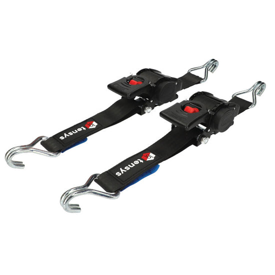 50mm Retractable Ratchet Straps (2-Pack) | Heavy Duty Tie Down